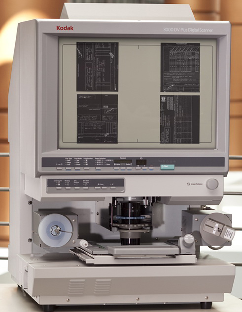 Kodak 3000DV Microfilm Scanner - Digital Scanning & Microfilm Equipment ...
